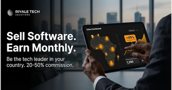 Sell Software in your Country | Earn 10-30% Monthly - Riyale Tech Solutions